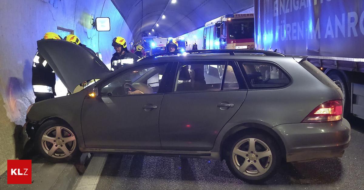A9 bei Selzthal: Auto und Lkw kollidierten im Tunnel: zwei Leichtverletzte